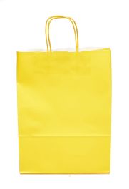 Large Yellow Paper Carrier Bags | Twist Handle Bags